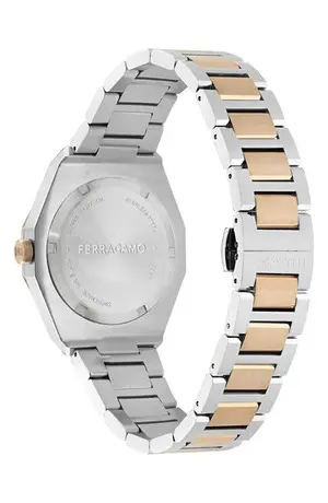 FERRAGAMO Edge Bracelet Watch - Grey/two Tone