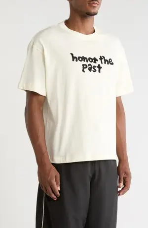 HONOR THE GIFT Honor The Past Cotton Graphic T-shirt