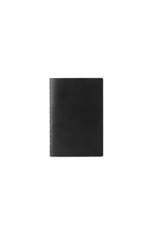 EZRA ARTHUR Leather Notebook - Black