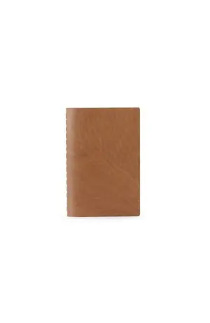 EZRA ARTHUR Leather Notebook - Whiskey