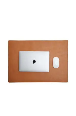 KORCHMAR Carter Leather Desk Pad - Tan