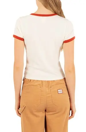 Hurley Wildcat Graphic Ringer" T-shirt