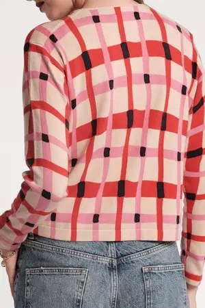 FRANCES VALENTINE Darling Cardigan Lollipop