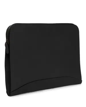 KORCHMAR Grant Zippered Leather Envelope - Black