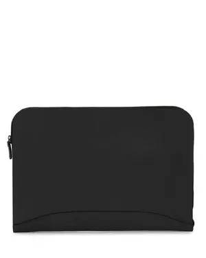KORCHMAR Grant Zippered Leather Envelope - Black