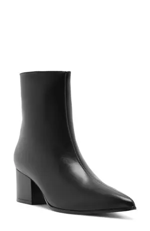 AREZZO Ally Block Heel Bootie Black