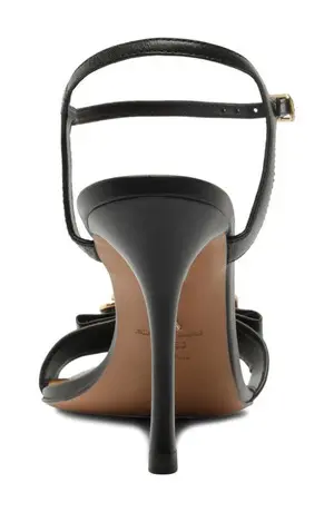 AREZZO Florence Ankle Strap Stiletto Sandal - Black