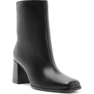 AREZZO Nancy Block Heel Bootie - Black