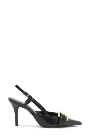 AREZZO Kenny Slingback Pointed Toe Pump - Black