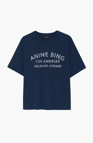 ANINE BING Cade Melrose Stencil Tee