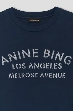 ANINE BING Cade Melrose Stencil Tee