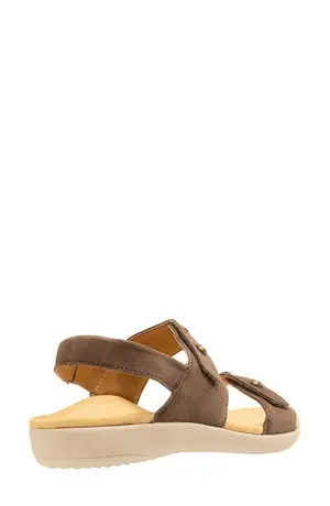 REVITALIGN Terra Leather Sandal - Fossil