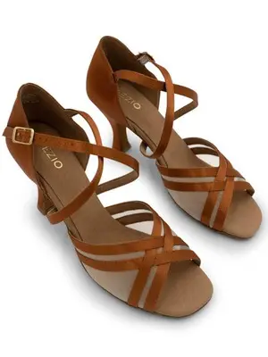 CAPEZIO Paola 2.5 Inch Ballroom Shoe - Open Brown