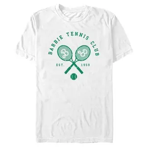 BARBIE Tennis Club Established 1959 Short Sleeve Graphic T-shirt - White