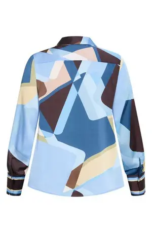 City Chic Amaya Print Shirt