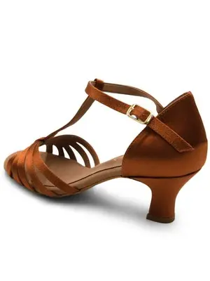 CAPEZIO Sara 2 Inch Ballroom Shoe - Open Brown