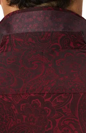 Robert Graham Hudson Paisley Stretch Cotton Button-up Shirt