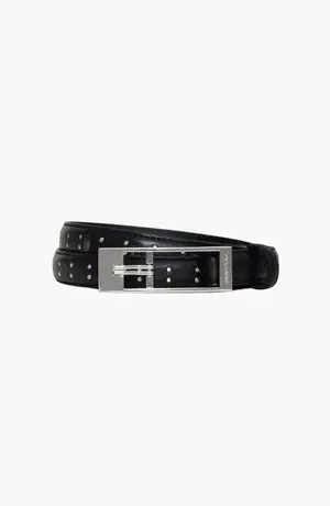 ANINE BING Elly Leather Stud Belt