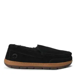DEARFOAMS Fireside Melbourne Water Repellent Rugged Loafer - Black