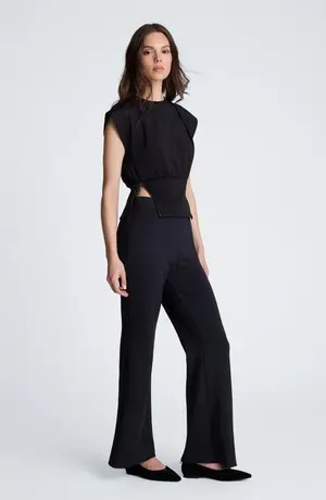 KENNETH COLE High Waist Flare Pants