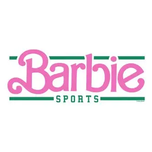BARBIE Classic Sports Logo Short Sleeve Graphic T-shirt