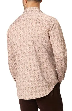 Robert Graham Freemont Long Sleeve Cotton Blend Shirt - Multi