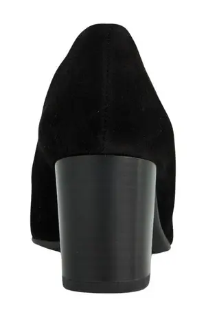 Paul Green Frisco Leather Pump - Black Suede