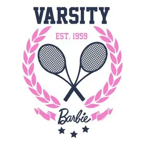 BARBIE Varsity Established 1959 Short Sleeve Graphic T-shirt