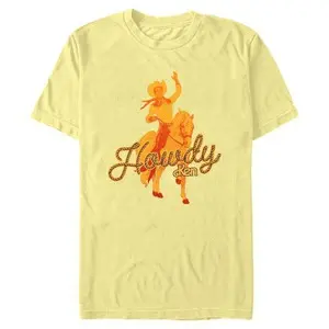 BARBIE Howdy Ken Short Sleeve Graphic T-shirt - Banana