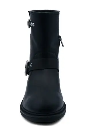 Ash Flame Lily Leather Bootie