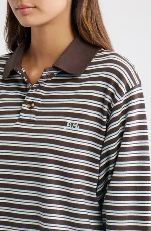 DAMSON MADDER Remie Striped Rugby Shirt