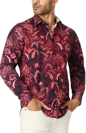 Robert Graham Elmwood Printed Cotton Shirt