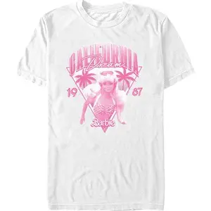 BARBIE California Dream Photo Short Sleeve Graphic T-shirt - White
