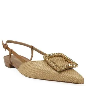 MADISON MAISON Sling Back Flat - Beige