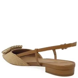 MADISON MAISON Sling Back Flat - Beige