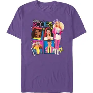 BARBIE The Rockers Photos Short Sleeve Graphic T-shirt - Purple
