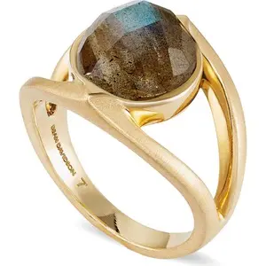 DEAN DAVIDSON Mini Galleria Ring - Labradorite/gold