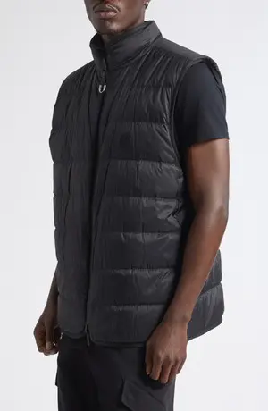 Moncler Reversible Quilted Down & Fleece Vest
