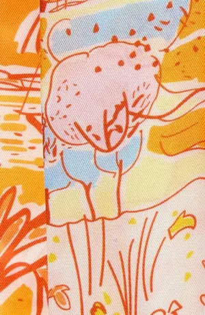L. Erickson Verao Silk Hair Scarf