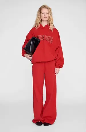 ANINE BING Kacey Sweatpant - Tango Red