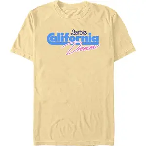 BARBIE California Deam Short Sleeve Graphic T-shirt - Butter