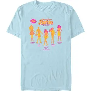 BARBIE California Dream And Friends Collection Short Sleeve Graphic T-shirt - Chambray