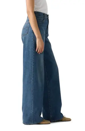 LEVI'S Cinch High Waist Baggy Wide Leg Jeans