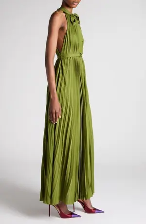 TOM FORD Pleated Halter Dress