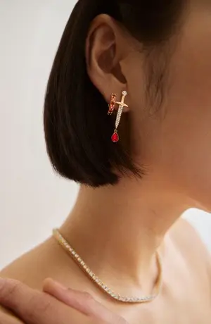 Baublebar Cutting Edge Dagger Drop Earrings