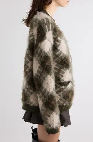 Acne Studios Katch Mohair Blend Cardigan