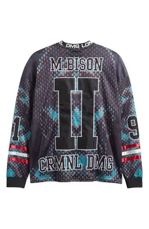 CRIMINAL DAMAGE M Bison Mesh Football Jersey