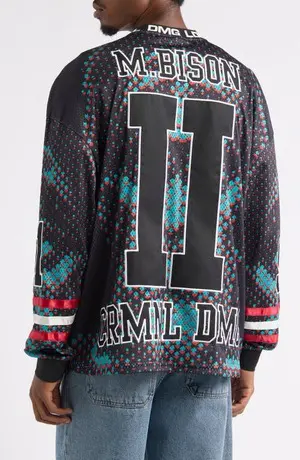 CRIMINAL DAMAGE M. Bison Mesh Football Jersey