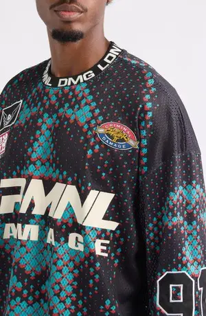 CRIMINAL DAMAGE M. Bison Mesh Football Jersey