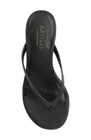 ZIGI Hacienda Leather Wedge Sandal - Black Leather